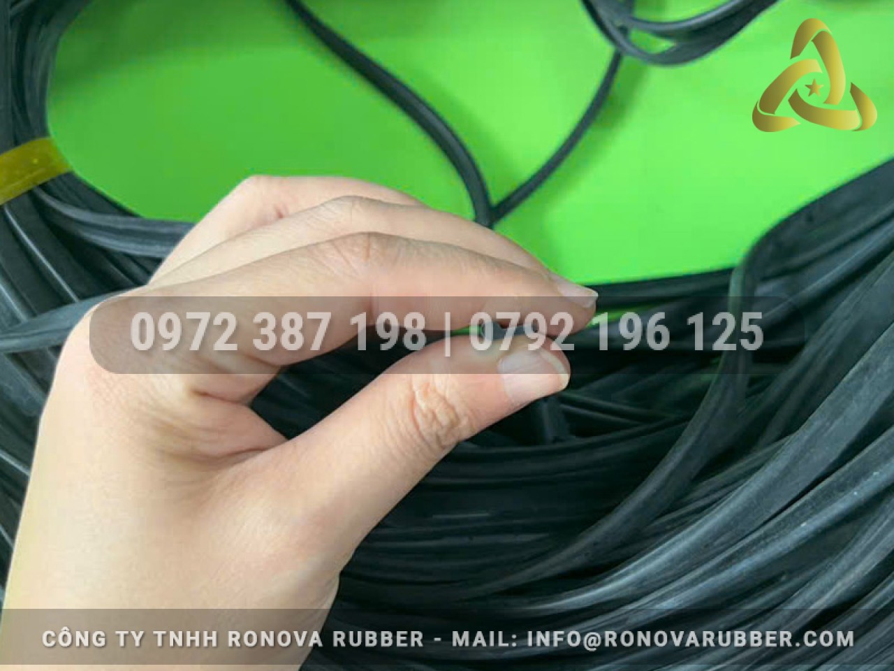 Ron Cao Su EPDM Chữ P 8x3x1 | Ronova Rubber