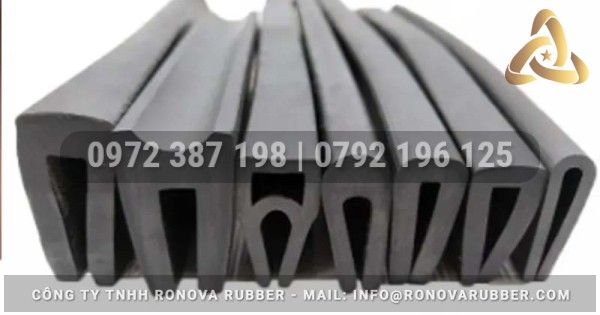 Dây ron cao su silicon chữ U nẹp tủ điện | Ronova Rubber