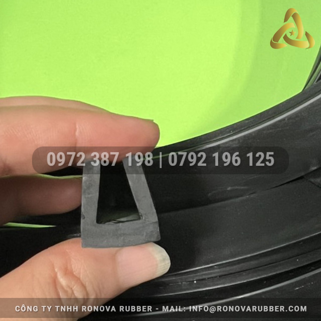 Ron cao su EPDM chữ U 18x16x10 | Ronova Rubber